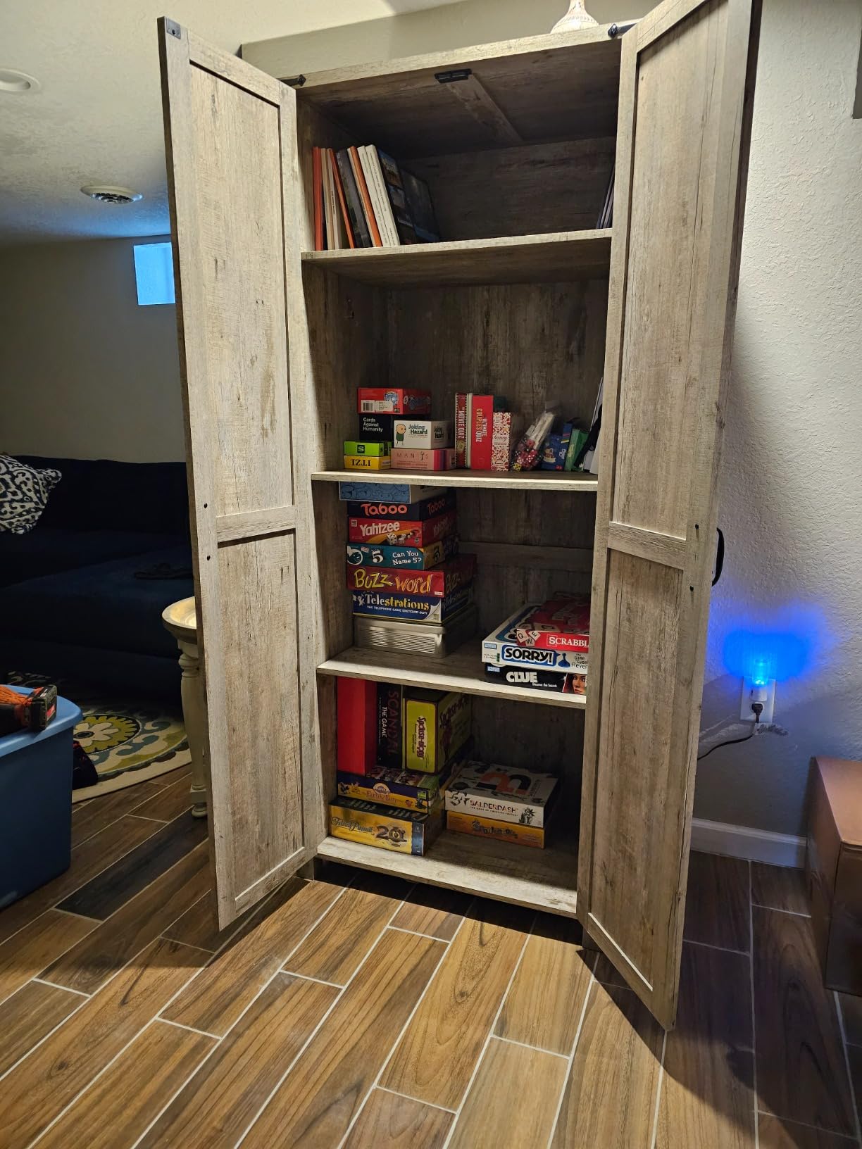 $33/mo - Finance OKD Storage Cabinet, Farmhouse Bathroom Organizer w ...