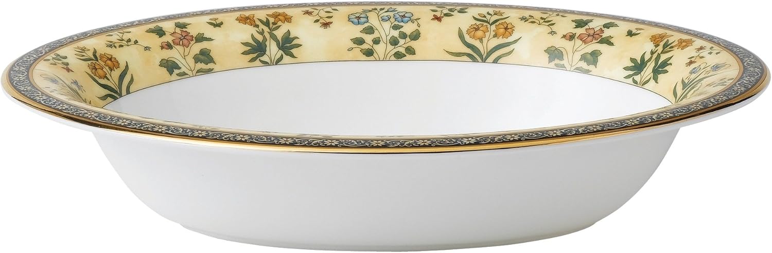 Amazon.com | Wedgwood India Open Vegetable Bowl Oval: Open Vegetable ...