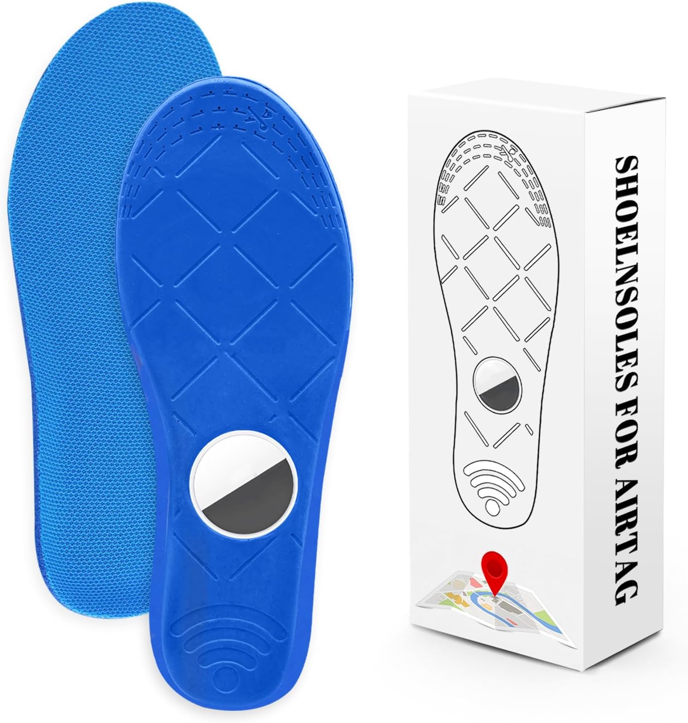 Amazon.com: Protective Insoles for Kids with Trim to Fit AirTag Inserts ...