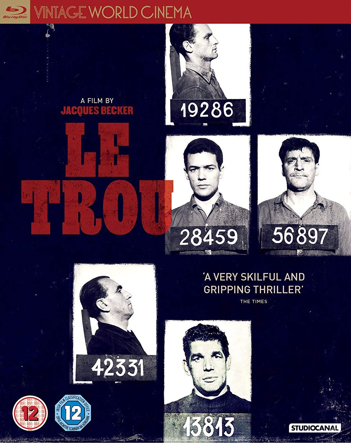 Amazon.com: Le Trou [Blu-ray] [1960] : Michael Constantin, Jacques ...
