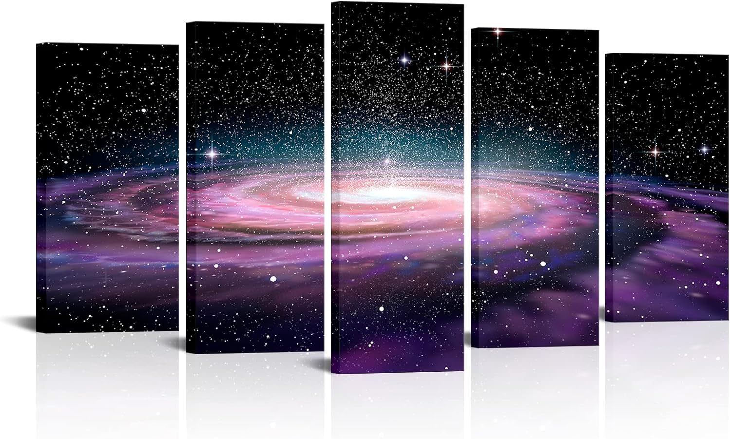 Amazon.com: Visual Art Decor Space Wall Art Galaxy Universe Canvas Art ...