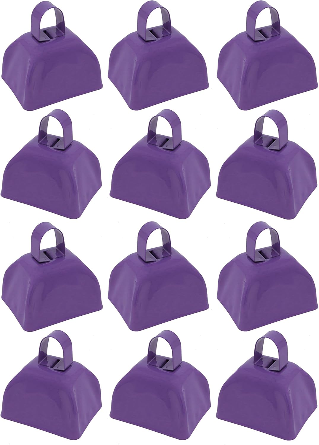 Amazon.com: Metal School Cowbells - Set of 12 Purple Metal Cowbell ...
