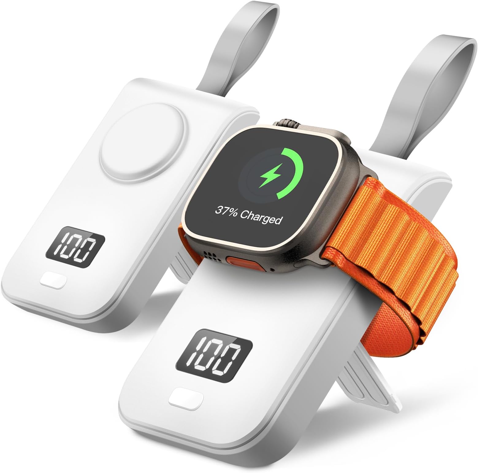 Amazon.com: Mini Portable Wireless Charger for Apple Watch,1600mAh ...