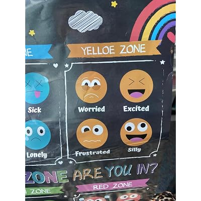 Feelings Chart for Kids Chalkboard Emotions Poster Philippines | Ubuy