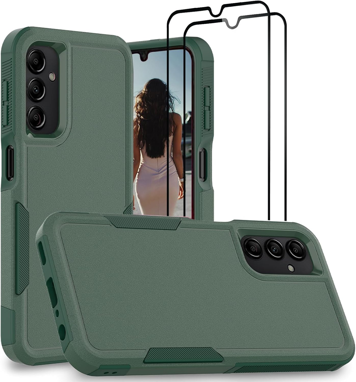 Amazon.com: Jeylly 3 in 1 for Samsung Galaxy A24 Case, Galaxy A24 4G ...