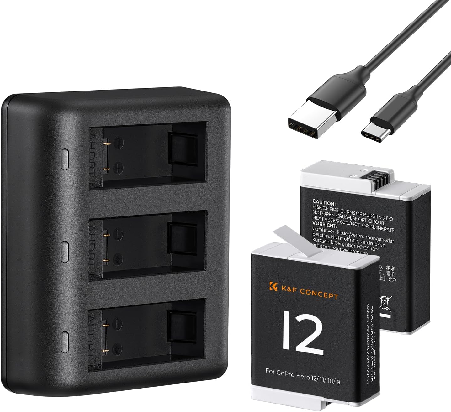 Amazon.com: Suptig Battery (2 Pack) and Daul Charger for Gopro HERO4 ...