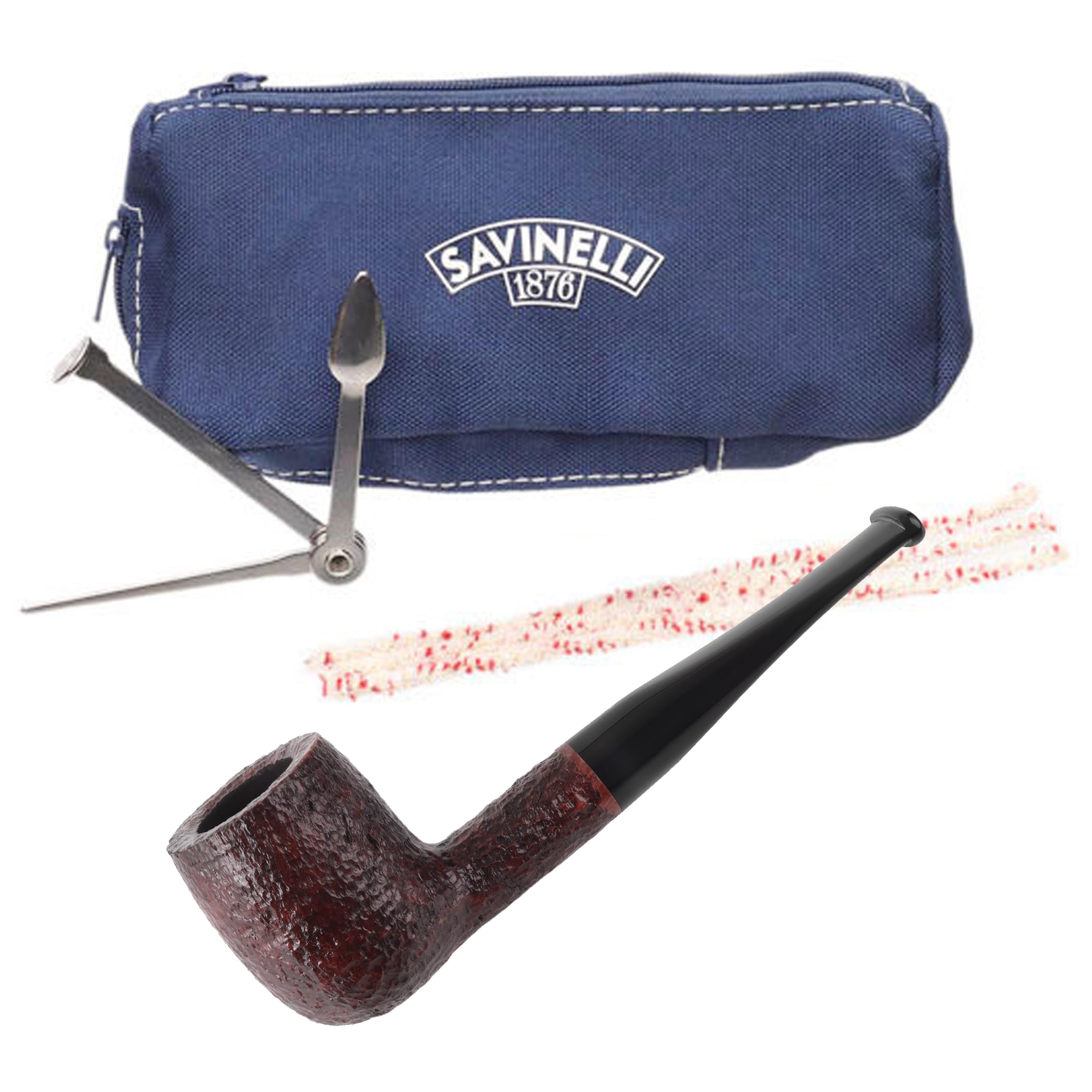 Amazon.com: Savinelli One Kit - Handmade Italian Briar Wood Pipe, Blue ...