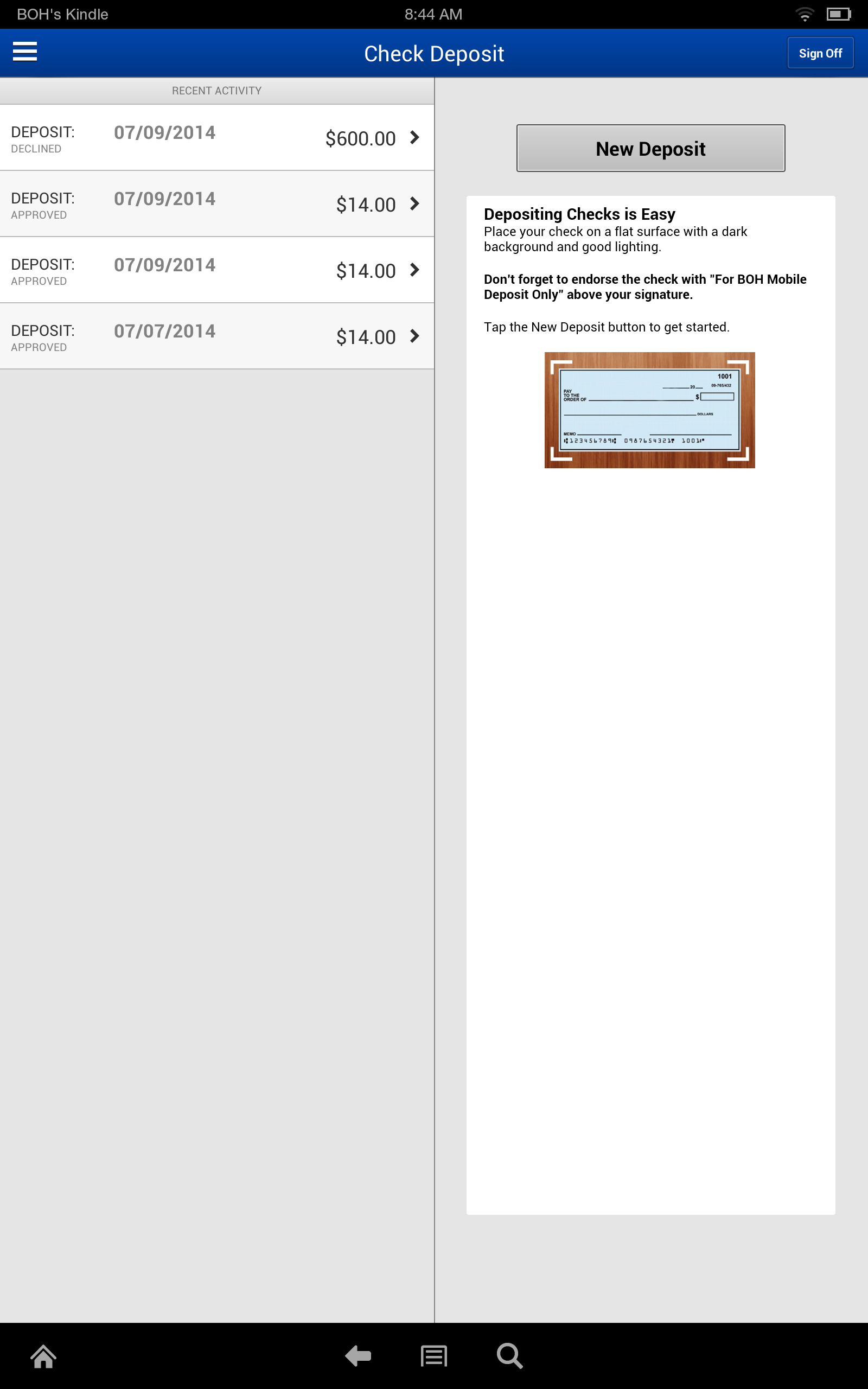 BOH Mobile Banking for Kindle Tablet - App on Amazon Appstore