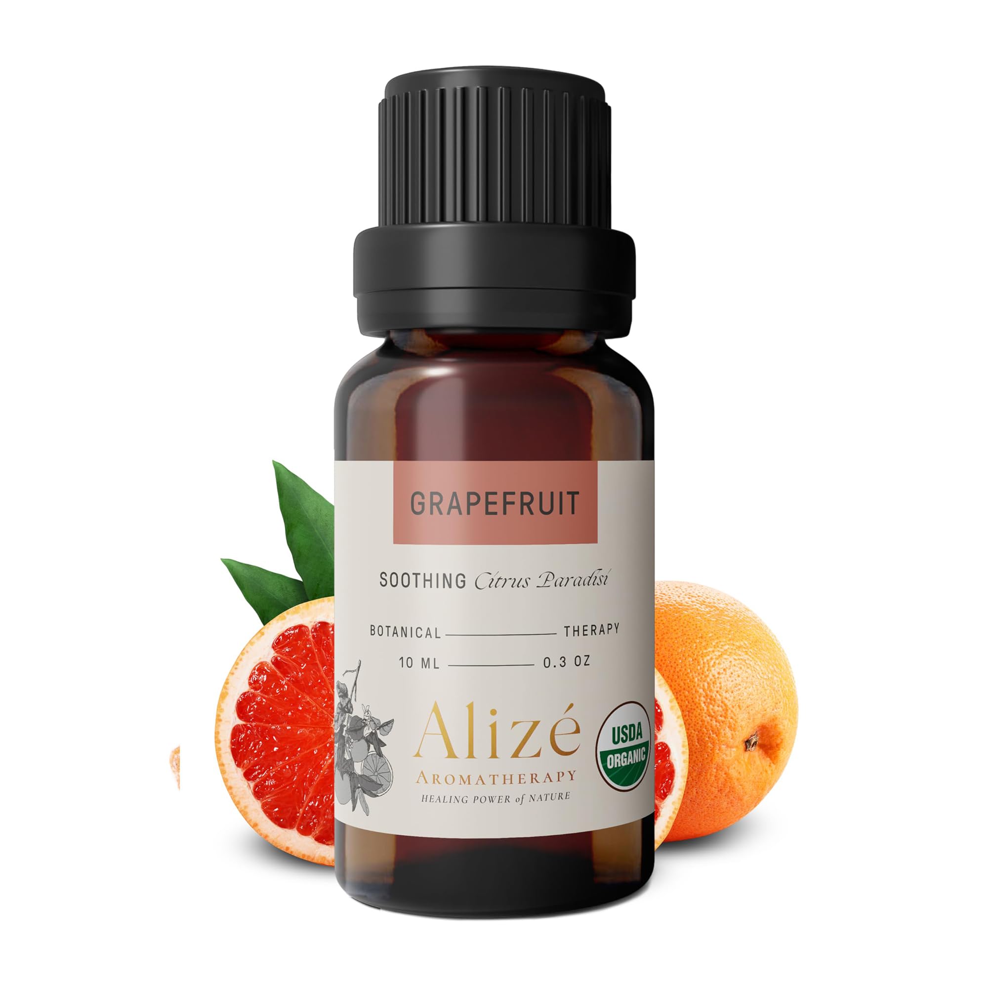 Amazon.com: Alizé Grapefruit Essential Oil, USDA Certified Organic 100% ...