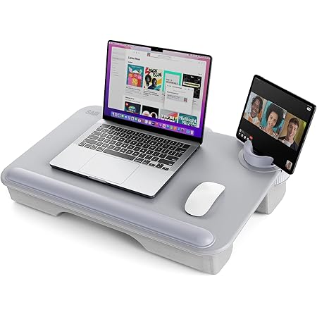 Amazon.com: Lap Laptop Desk-Fits Up 17In Foldable Laptop Bed Tray Table ...