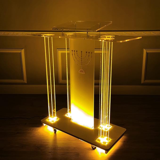 Amazon.com: Acrylic Lecterns, Church Pulpits, Lecterns with LED Lights ...
