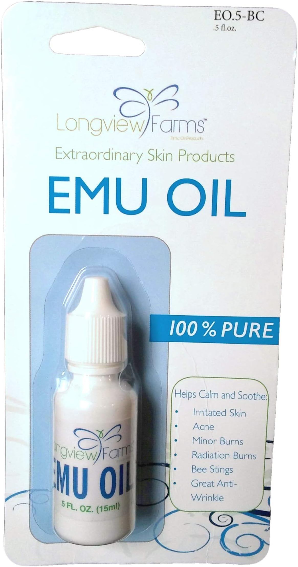 Amazon.com : Longview Farms Pure Refined Emu Oil - Nourish Your Skin ...