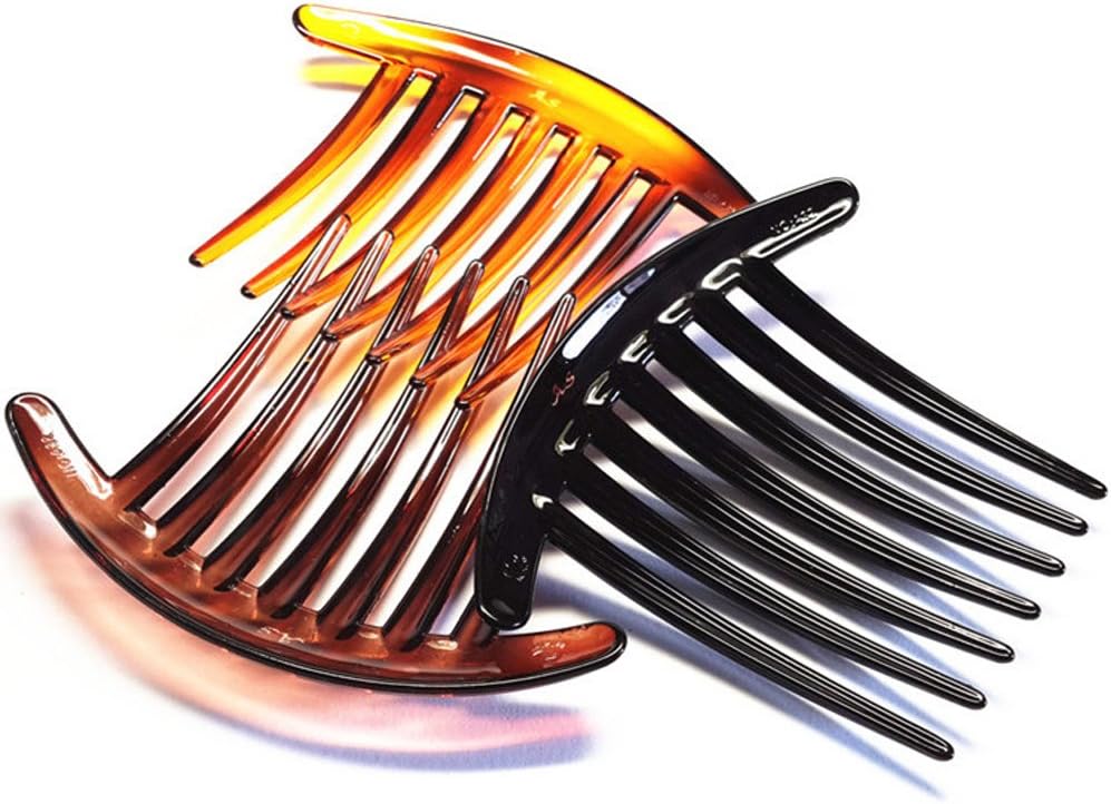 Amazon.com : Women's French Twist Combs Plastic Side Hair Comb with ...