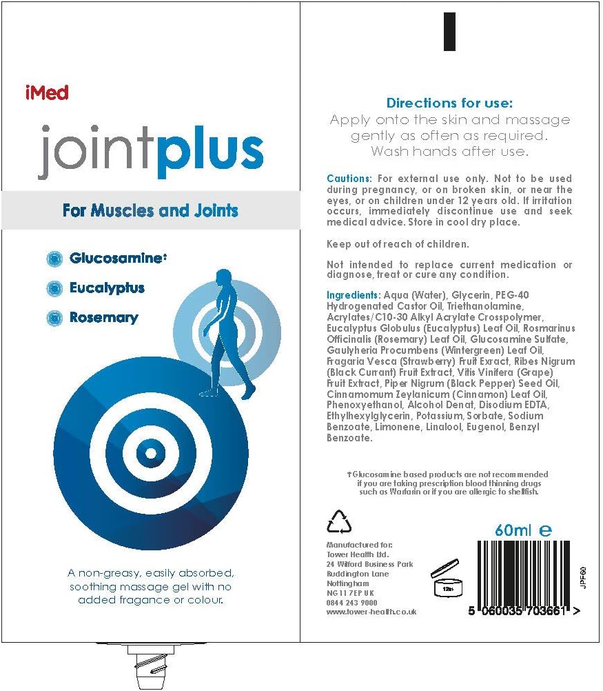 Joint Plus Muscle and Joint Gel 60ml Tube | Drug Free – BigaMart