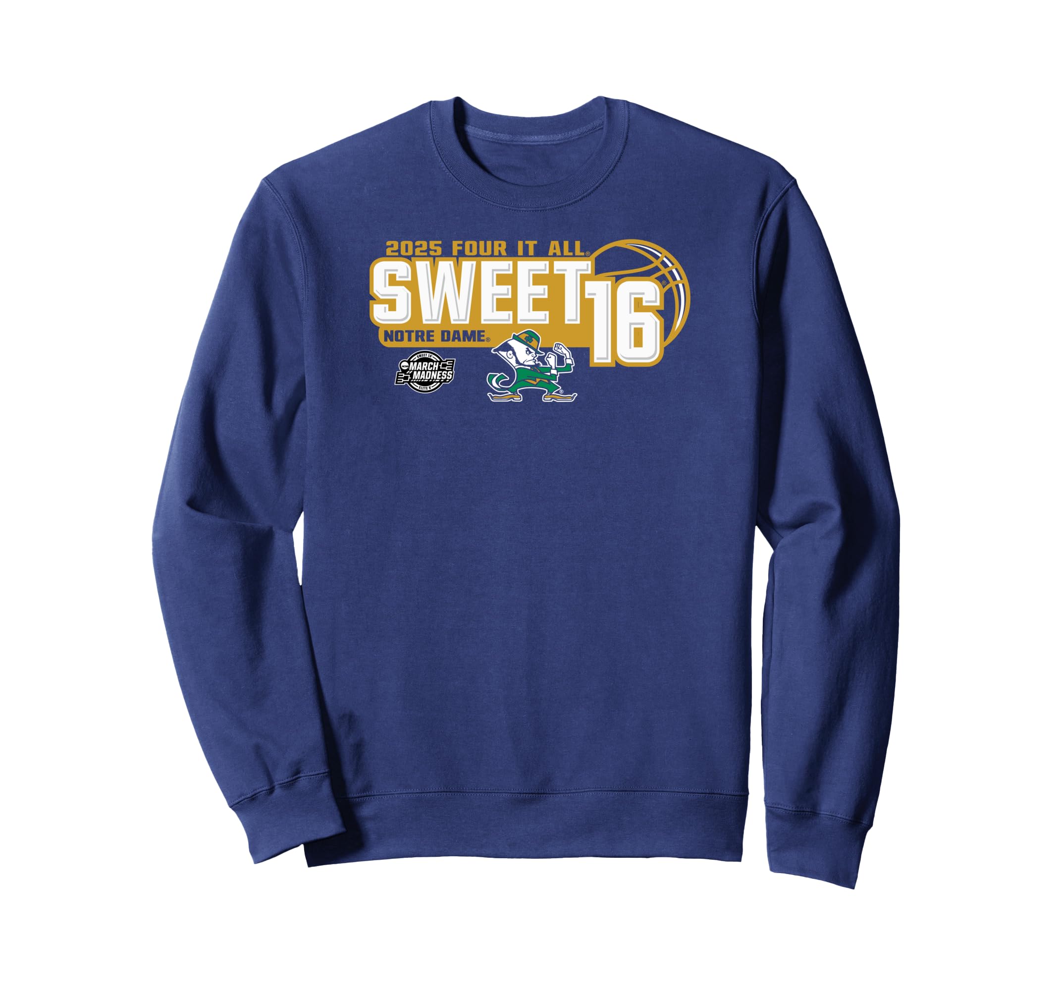 Notre Dame Fighting Irish Sweet 16 2025 Women's Basketball Sweatshirt