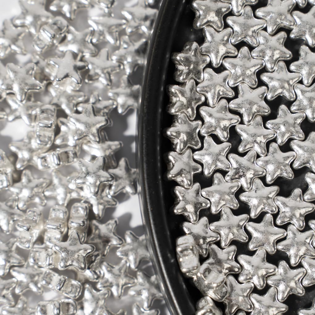 Snapklik.com : NIPEOR Silver Star Sprinkles For Cake Cupcake Decorating ...