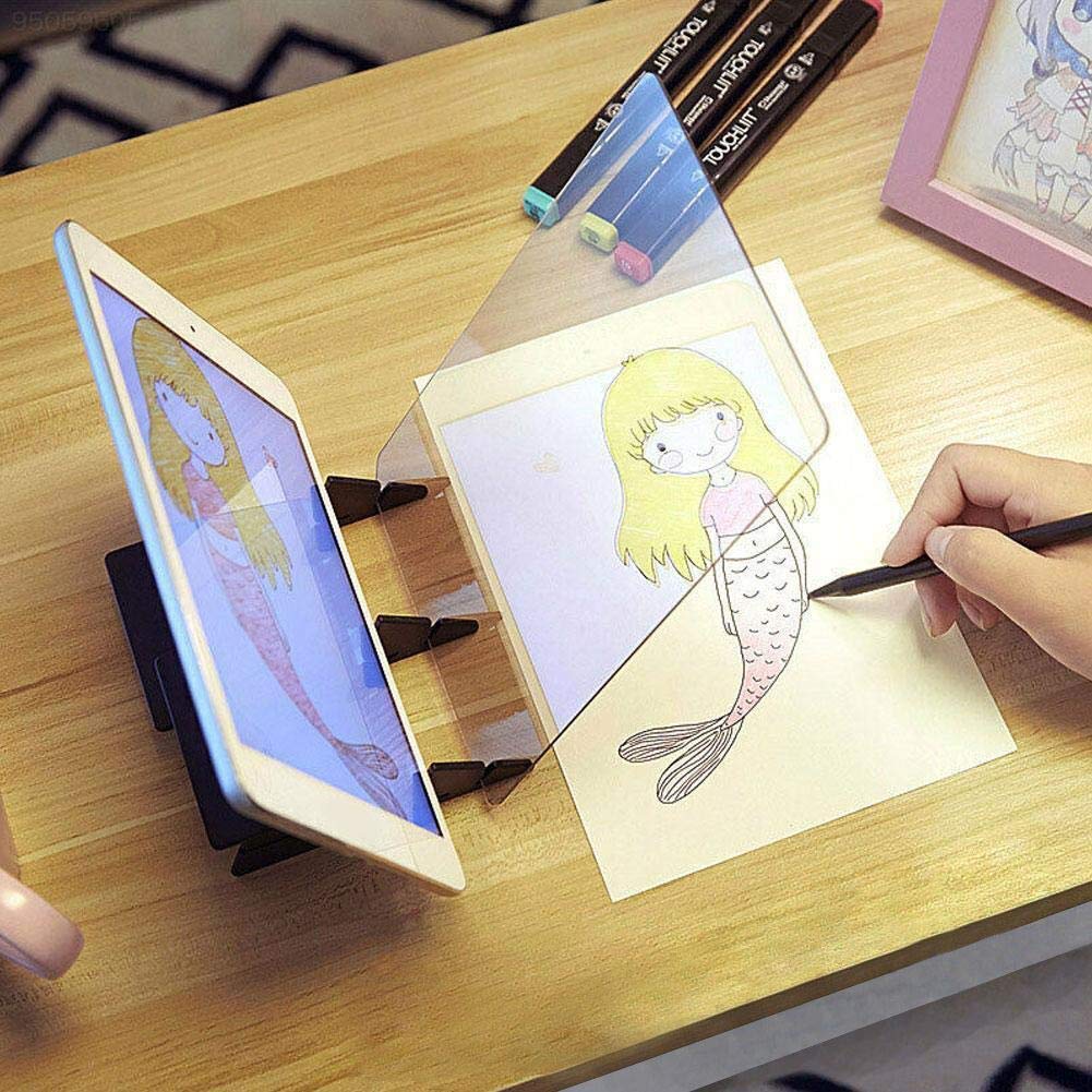 Buy DIY Drawing Tracing Pad Optical Lenses Sketch Wizard Painting Board ...