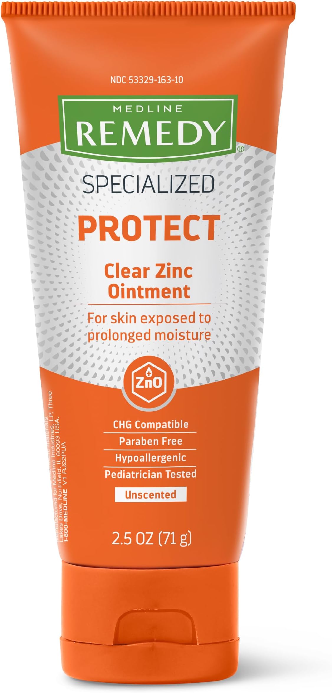 Amazon.com: Medline Remedy Specialized Clear Zinc Oxide Ointment (2.5 ...