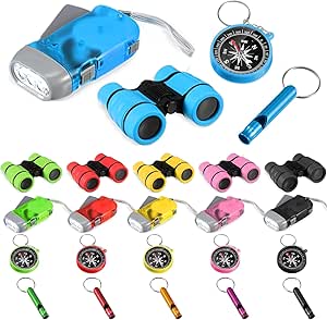 Amazon.com: Liliful 24 Pcs Kids Explorer Kit Outdoor Exploration Set ...