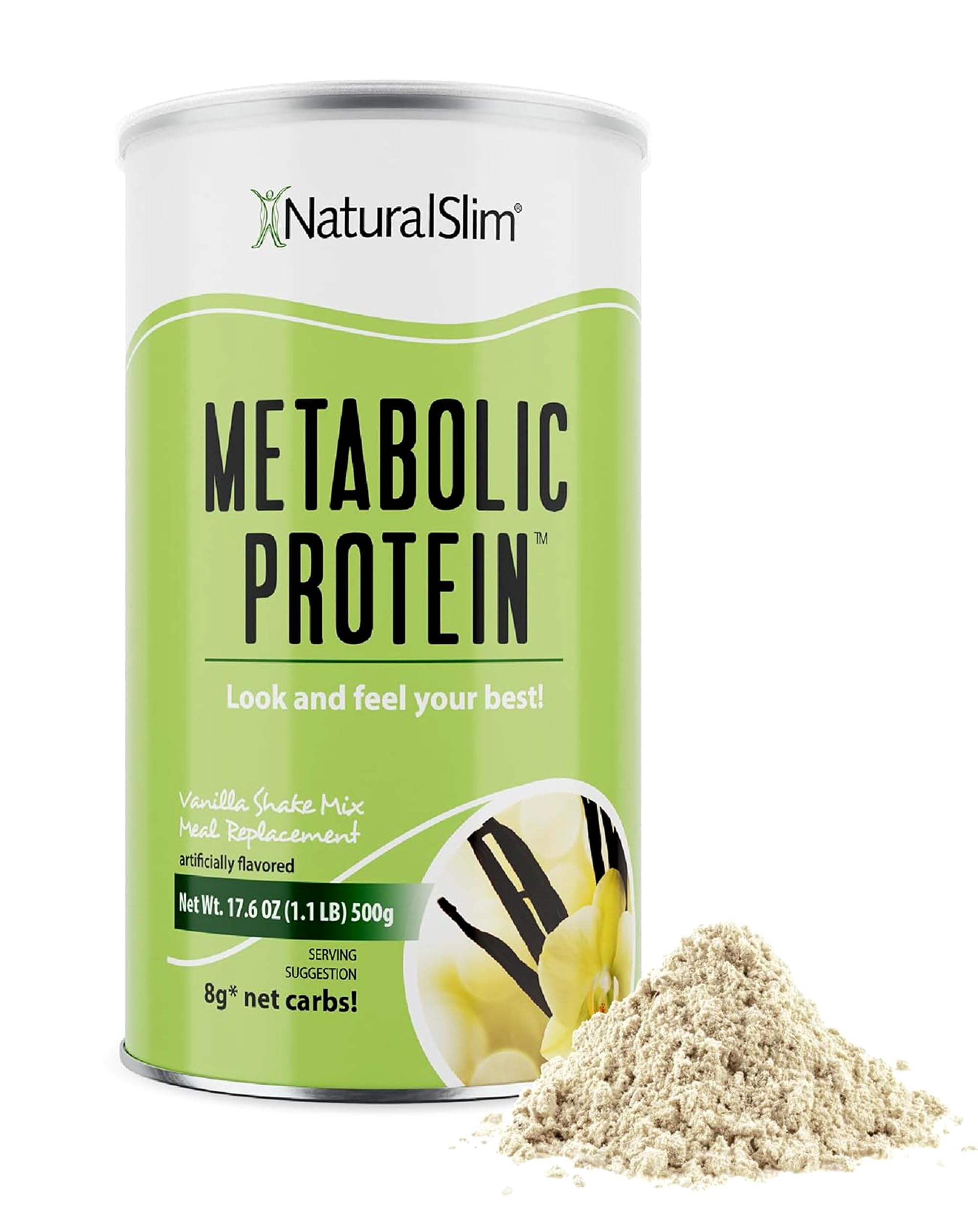 Naturalslimmeal Replacement Protein Powder Vanilla Metabolic Protein ...