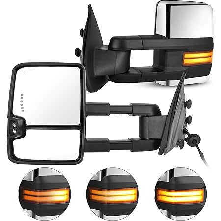Amazon.com: GMC OEM NEW Power Heated Trailering Tow Mirrors 14-19 ...