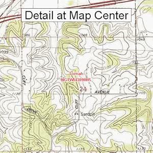 Amazon.com : USGS Topographic Quadrangle Map - Tomah, Wisconsin (Folded ...
