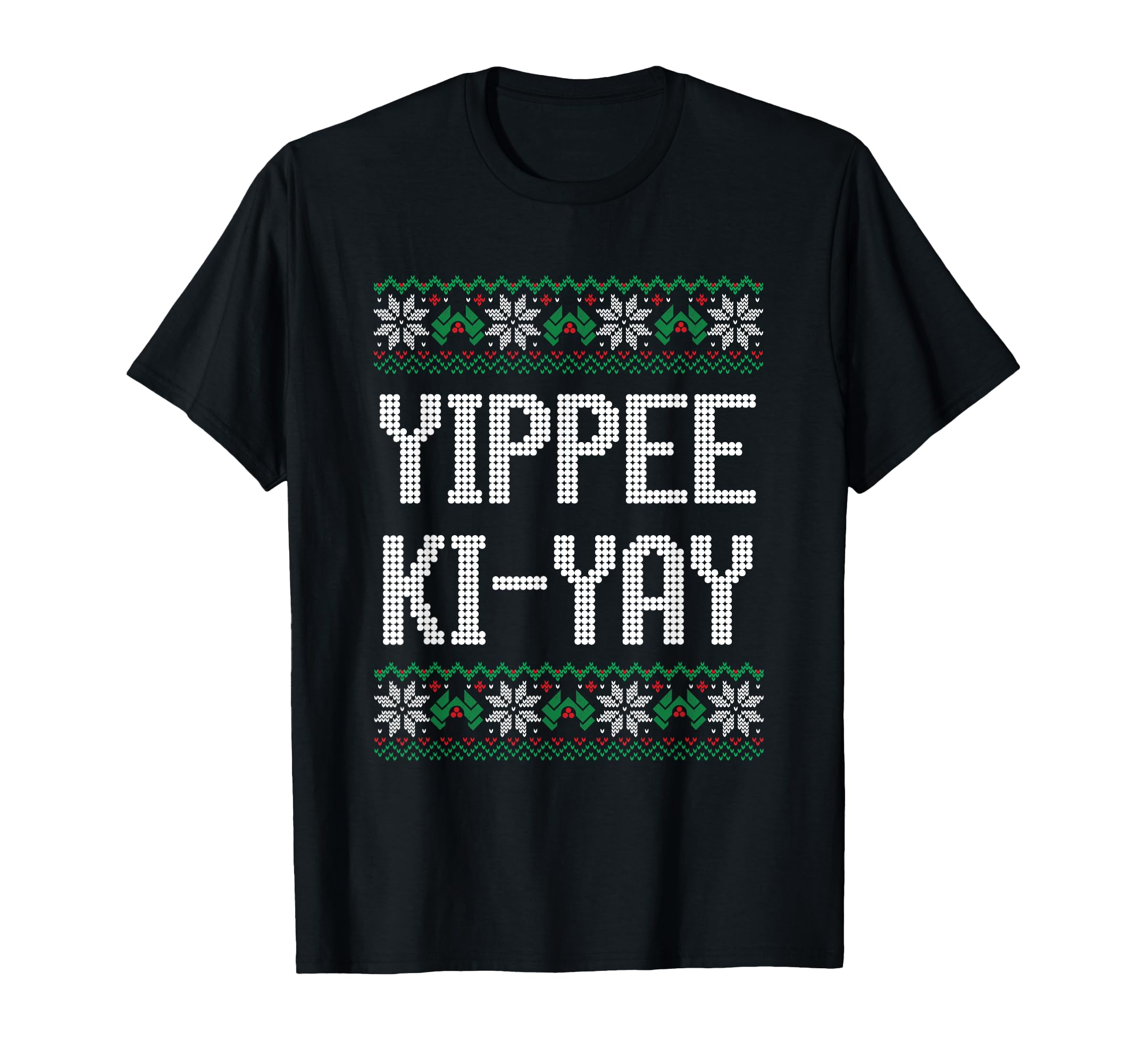 Amazon.com: Yippee ki-yay - funny Christmas T-Shirt : Clothing, Shoes ...