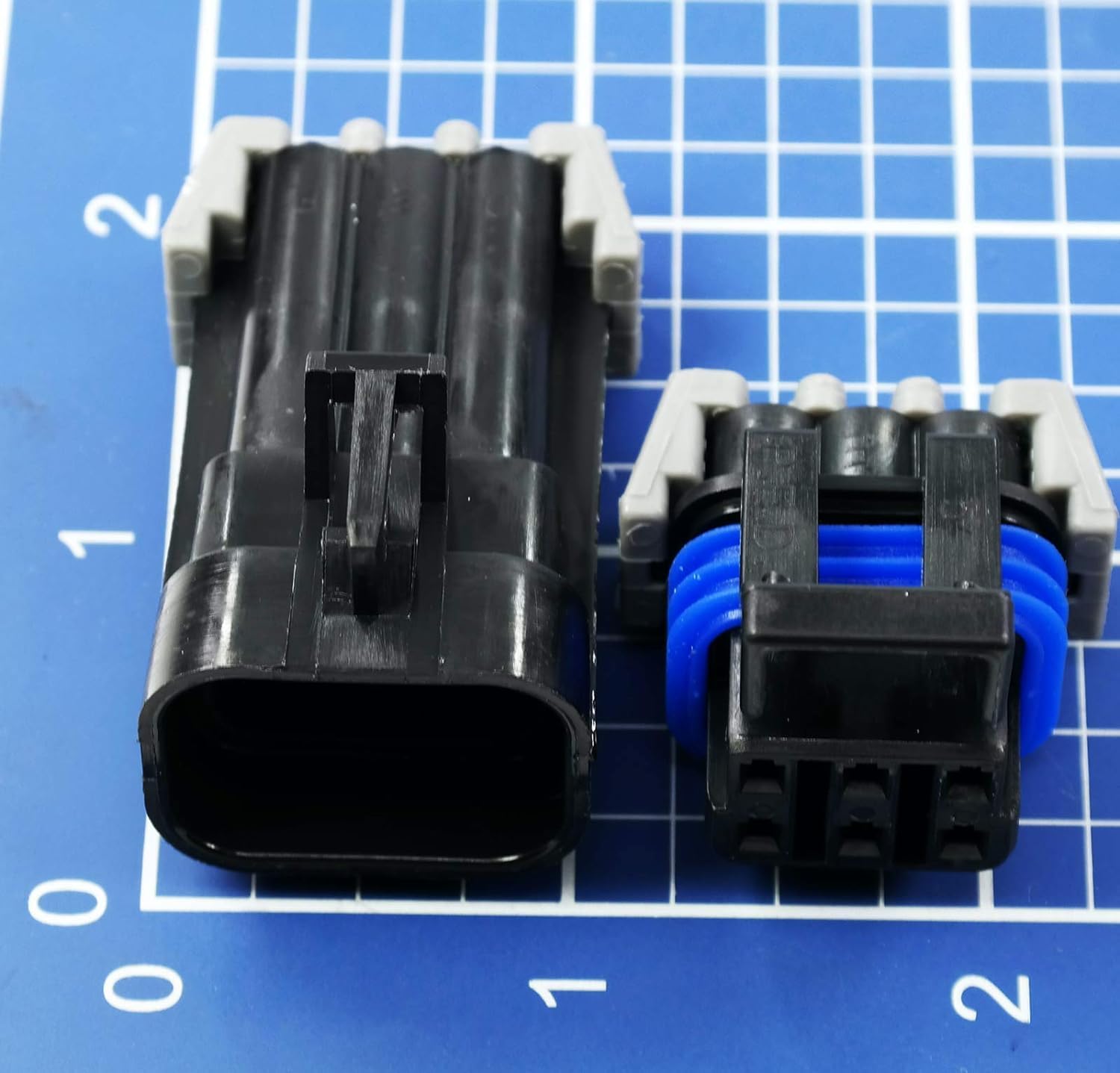 Snapklik.com : 6-Pin Metri-Pack 150 Series 6-Way Connector W/16 18 AWG ...