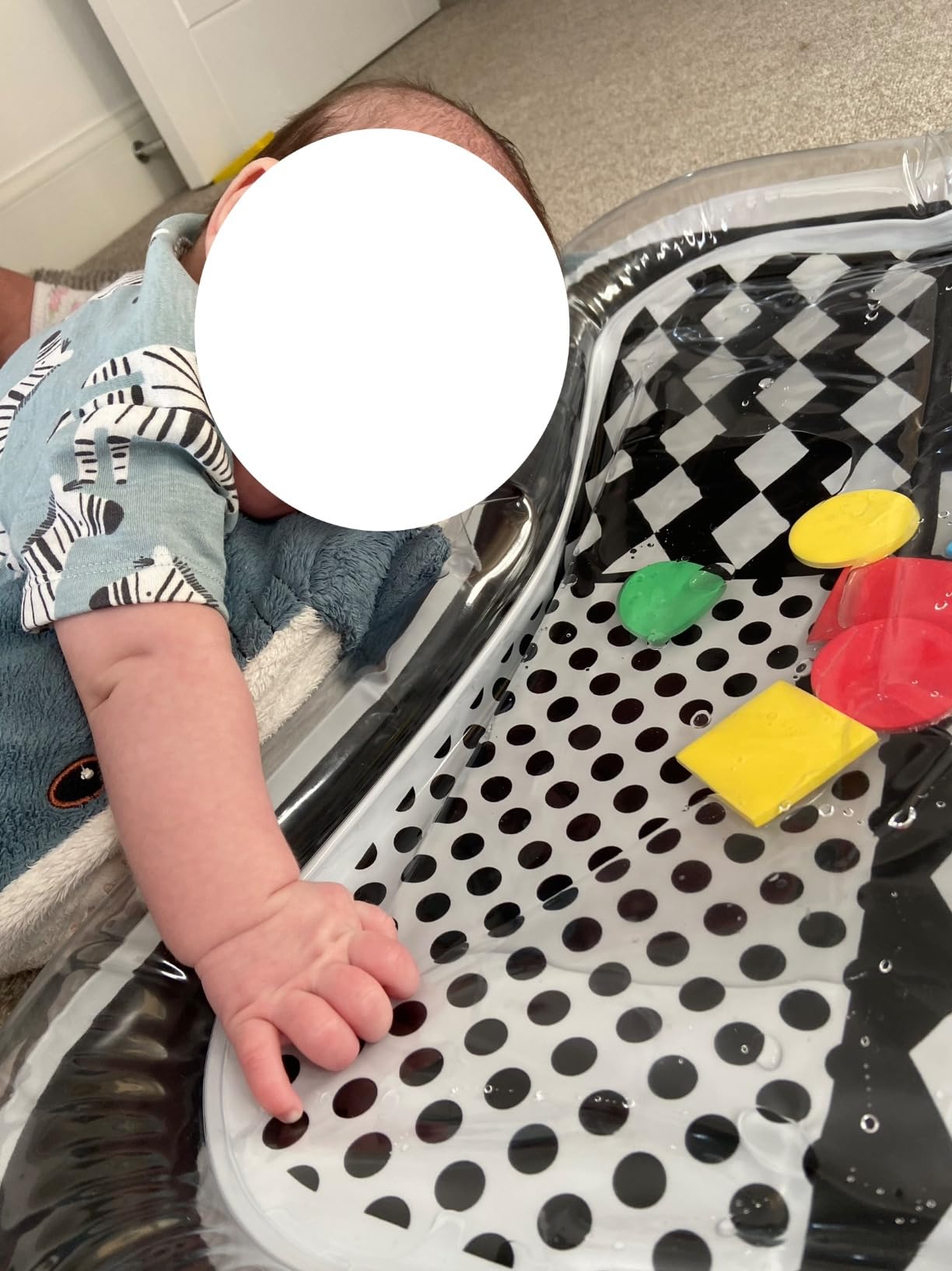 PandaEar 2 Pack Tummy Time Water Mat for Babies Toddlers, Inflatable ...