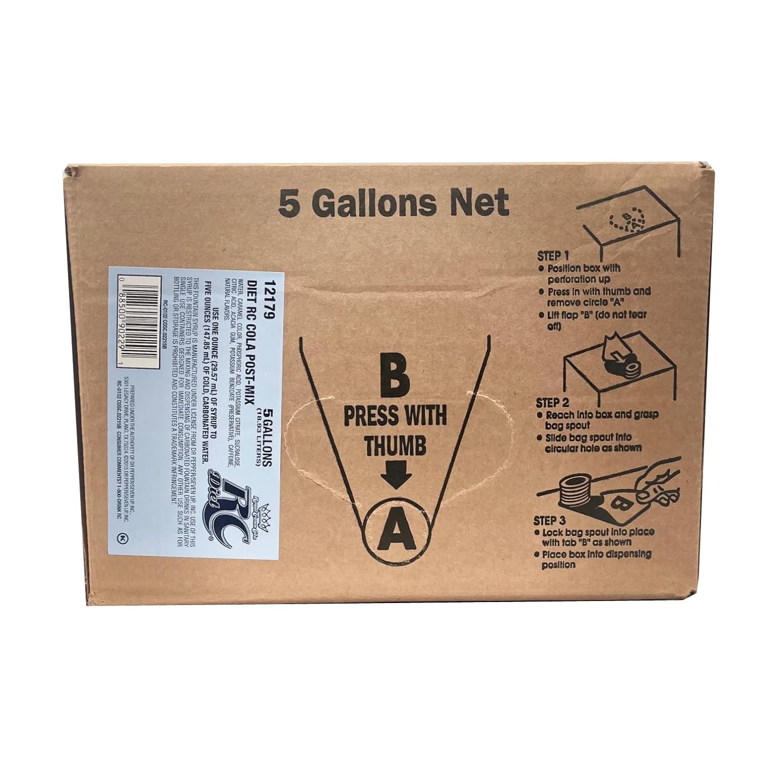 Amazon.com: DIET RC COLA POST MIX : Grocery & Gourmet Food