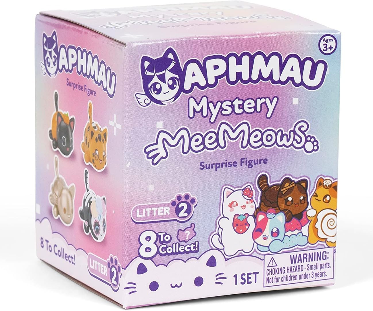 Aphmau Mystery MeeMeows Surprise Figures- Styles may vary, one supplied ...