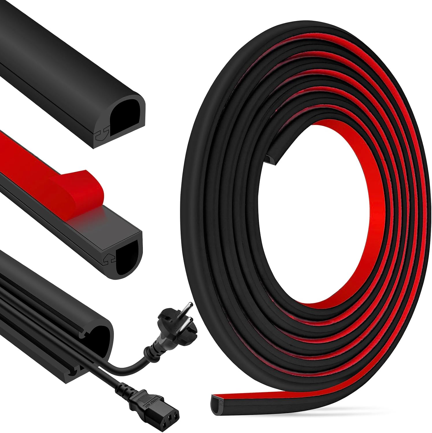 Cable Trunking for Electric Cables Self Adhesive Conduit Trunking with ...