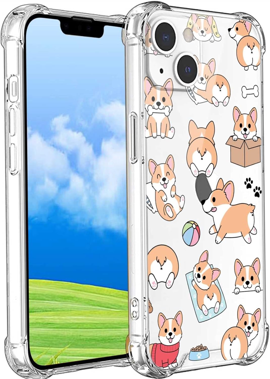 Amazon.com: abanoiwer Puppy Corgis Case for iPhone 14 Plus, for iPhone ...