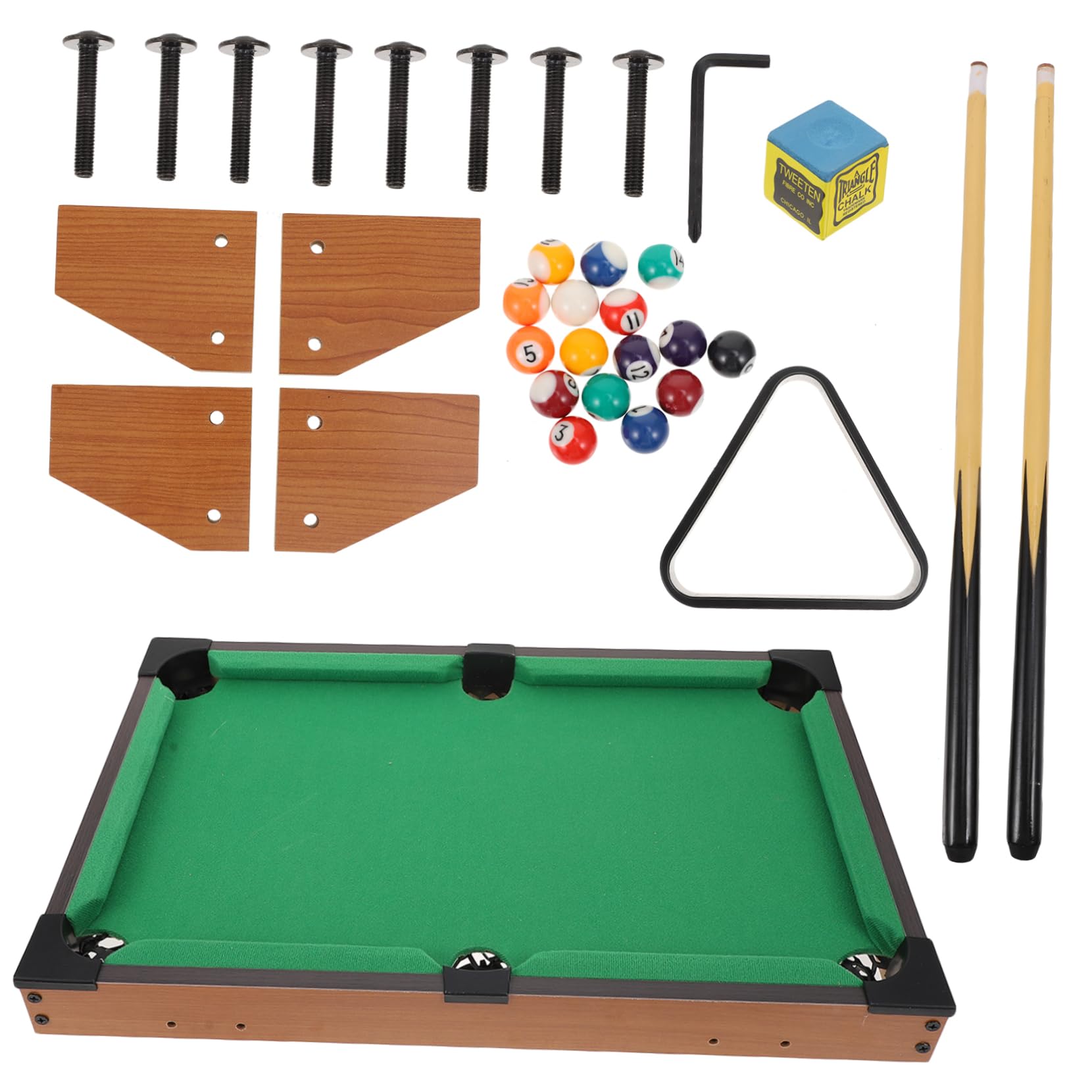 CIYODO Mini Billar De Mesa Juego De Mini Mesa De Billar para El Hogar ...