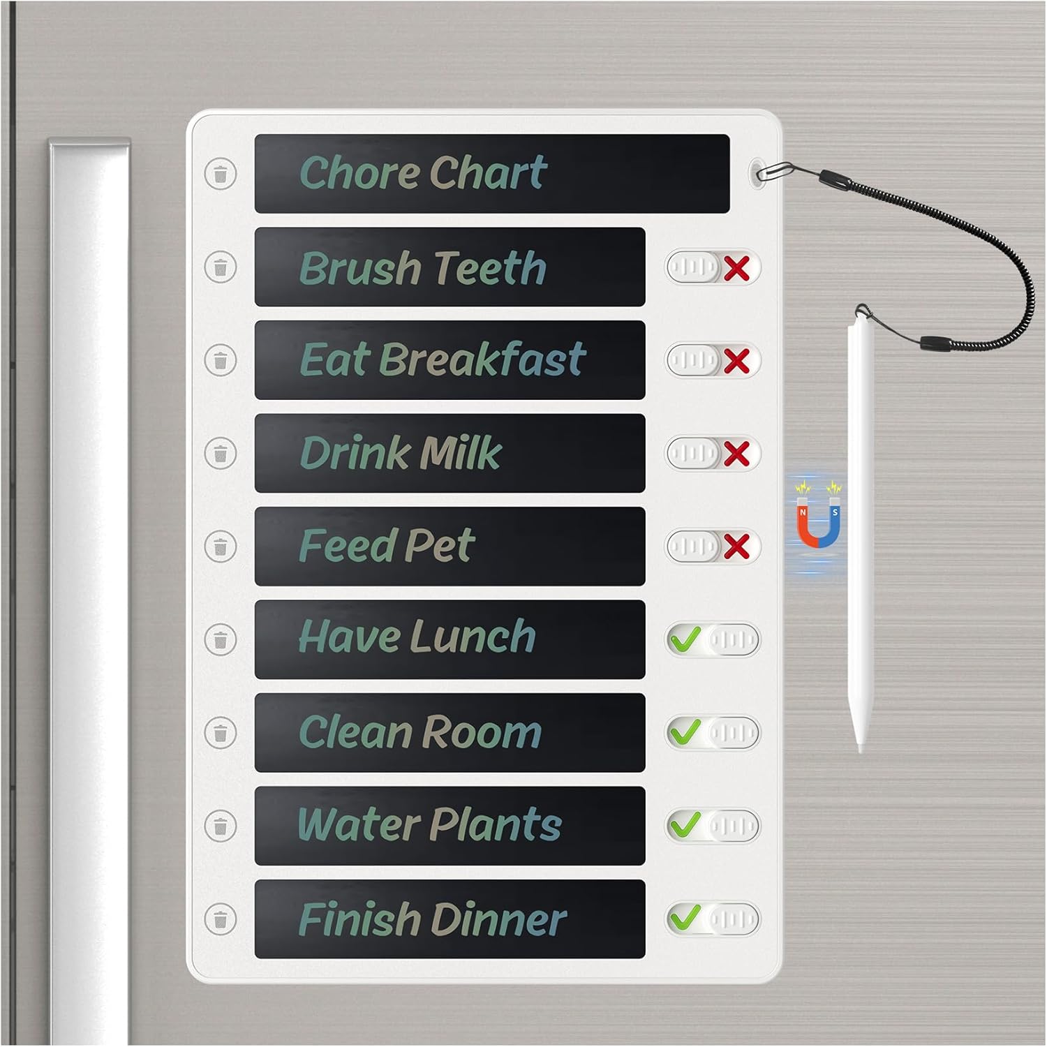 Amazon.com: Autonomier Upgrade 1Pack LCD Writing Tablet Magnetic Chore ...