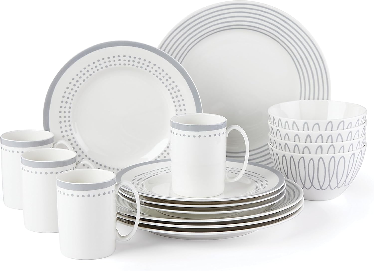 Amazon.com: Kate Spade New York Charlotte Street East Pc Dinnerware Set ...