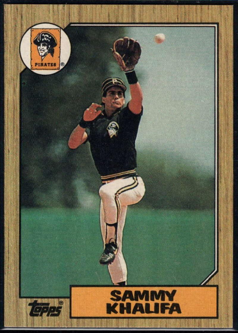 Amazon.com: 1987 Topps #164 Sammy Khalifa Pirates : Collectibles & Fine Art