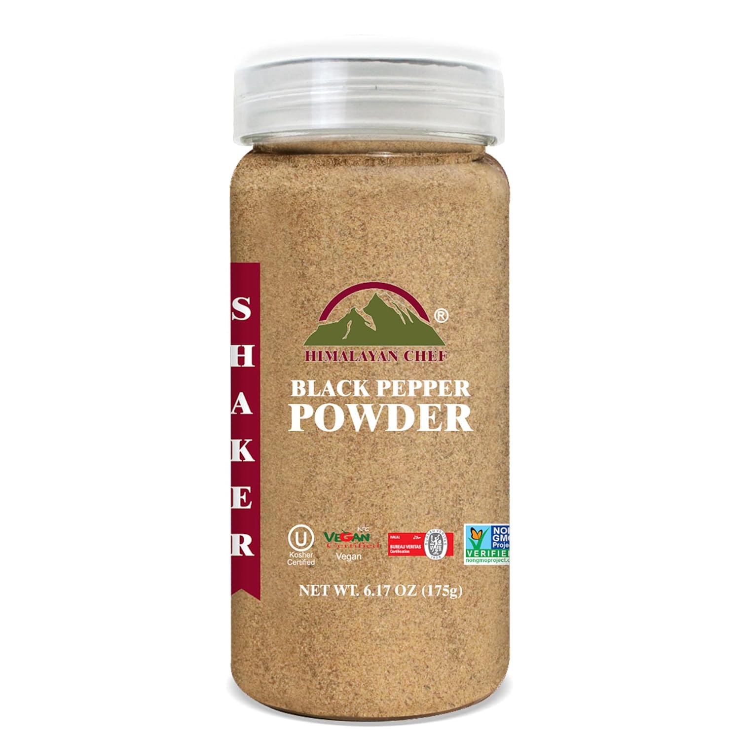 Amazon.com : Himalayan Chef Organic Black Pepper Powder - 6.17Oz (175g ...