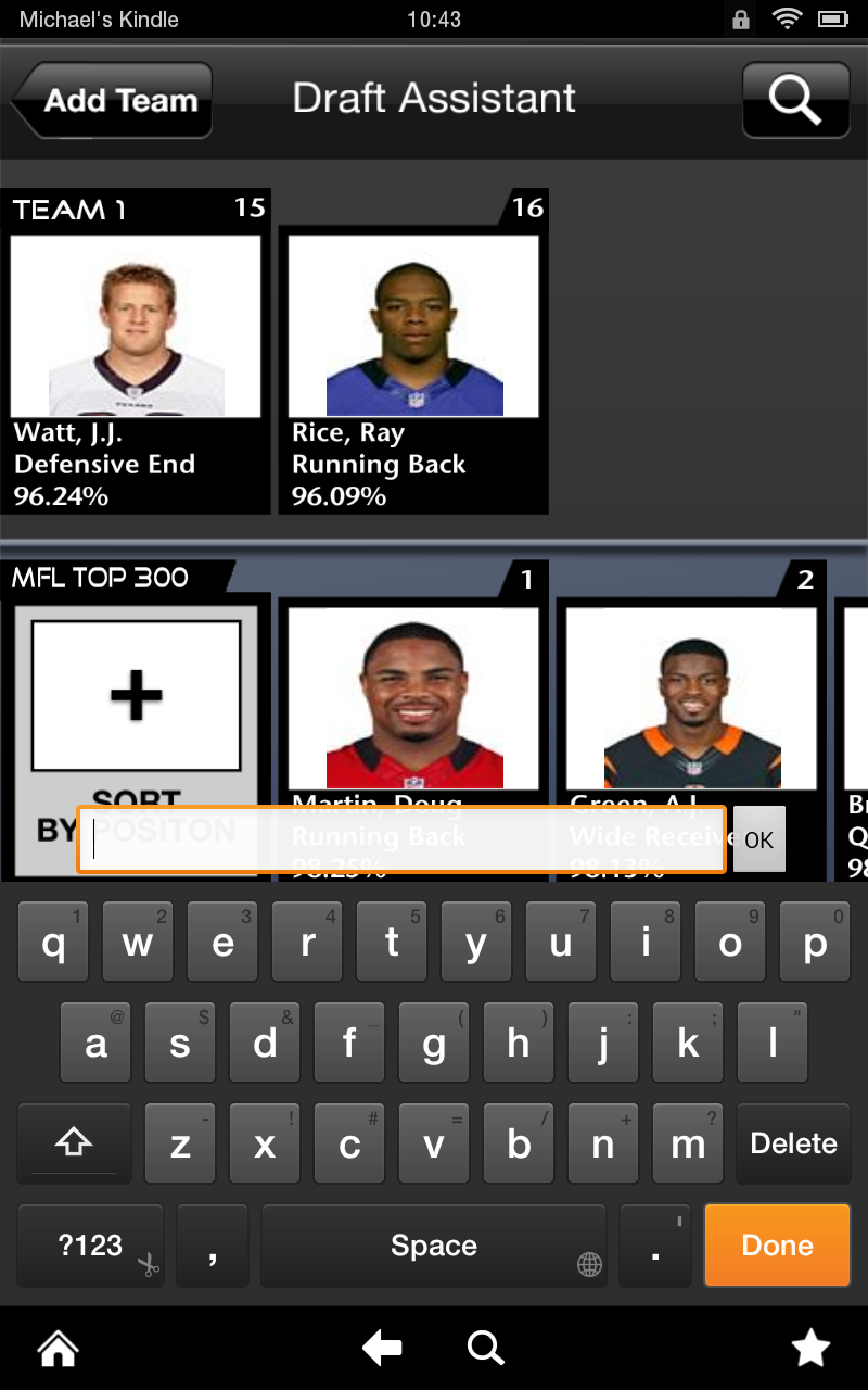 Fantasy Football Draft Assistant - App on Amazon Appstore