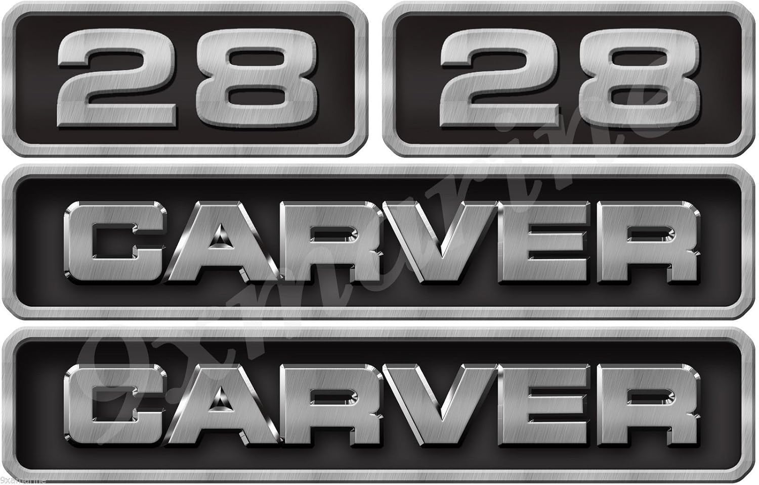 Amazon.com: Carver Replacement Decal/Sticker Set. 16 inches long by 3.2 ...