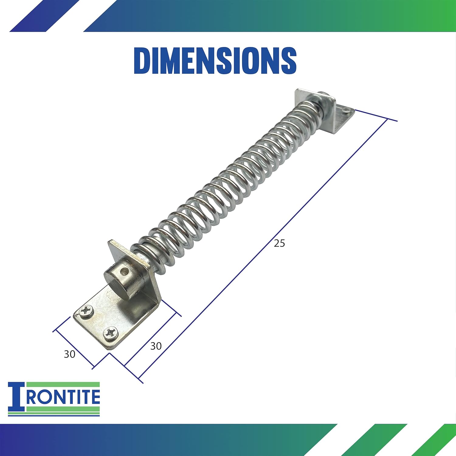 IRONTITE® Gate Spring Closer for Wooden Gate, Heavy Duty Garden Gate ...