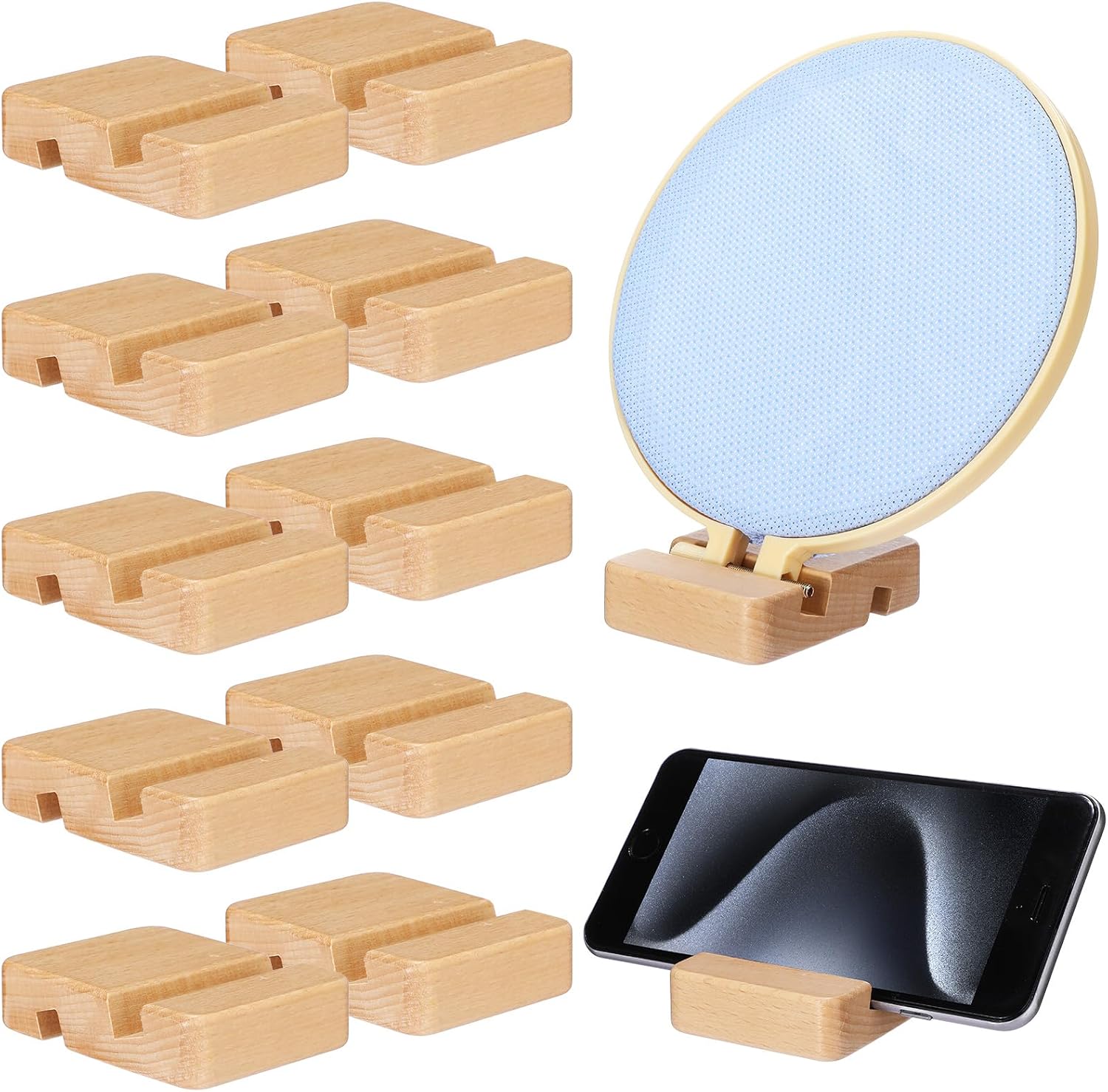 Amazon.com: Cinnvoice 10 Pcs Embroidery Hoop Display Embroidery Hoop ...