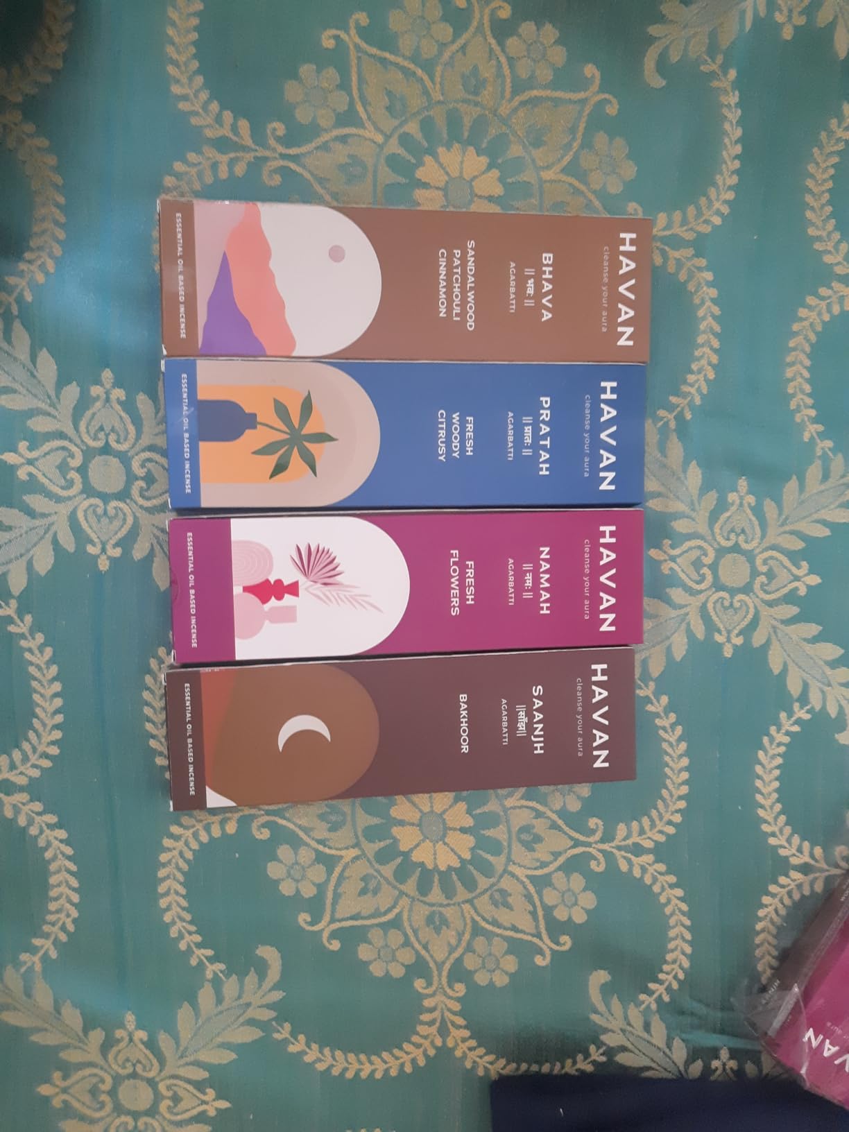 Havan by ABNT Agarbatti - 4 Box, Multiple Fragrances, Bhava ...