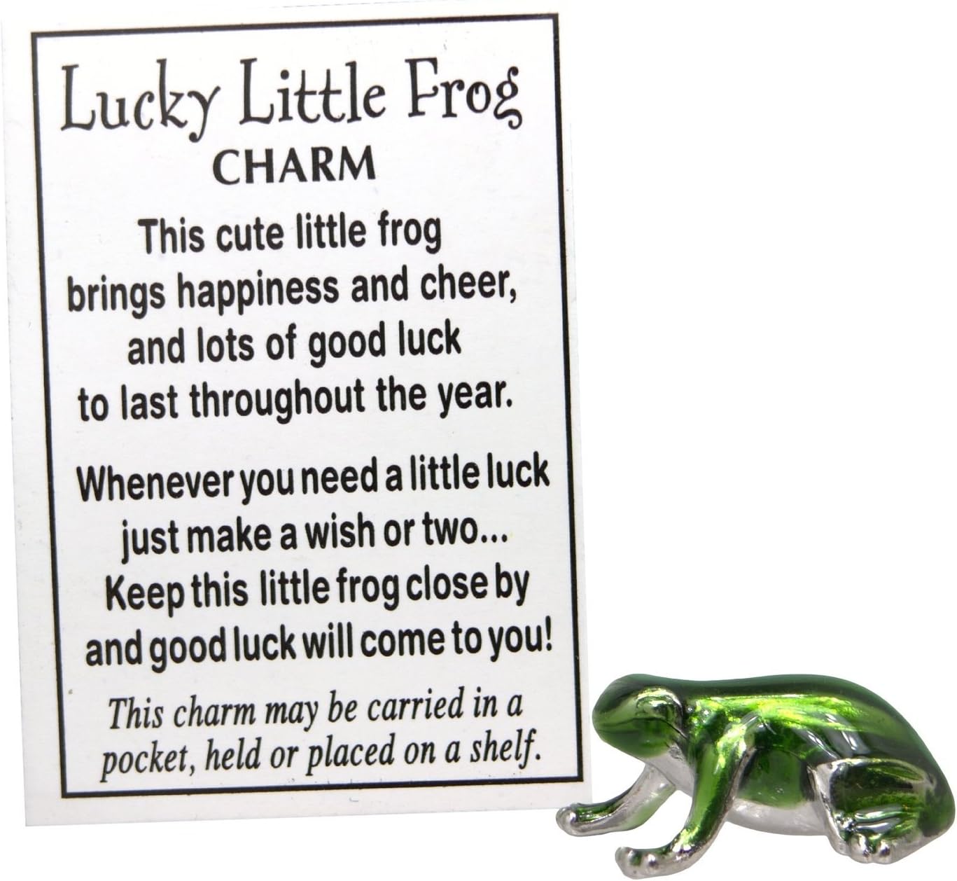 Amazon.com: Ganz Lucky Little Frog Charm with Story Card! : Cell Phones ...