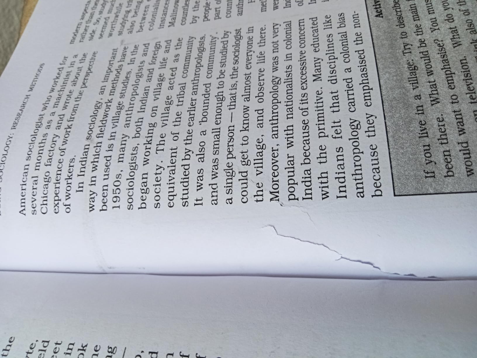 NCERT textbook Sociology for - Introducing sociology class- XI, Indian ...