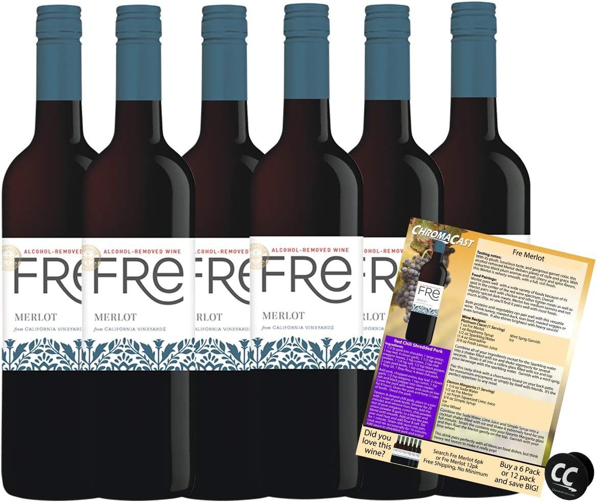 Amazon.com: Sutter Home Fre Premium Red Blend Non-alcoholic Wine ...