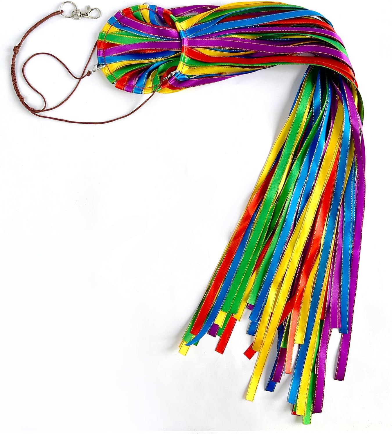 Amazon.com: 41 Inch Long Multicolored Satin Ribbon Windsock Streamer ...