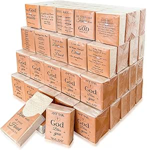 Amazon.com: 20 Pack Bamboo Christian Pocket Tissues with 10 Bible Verse ...