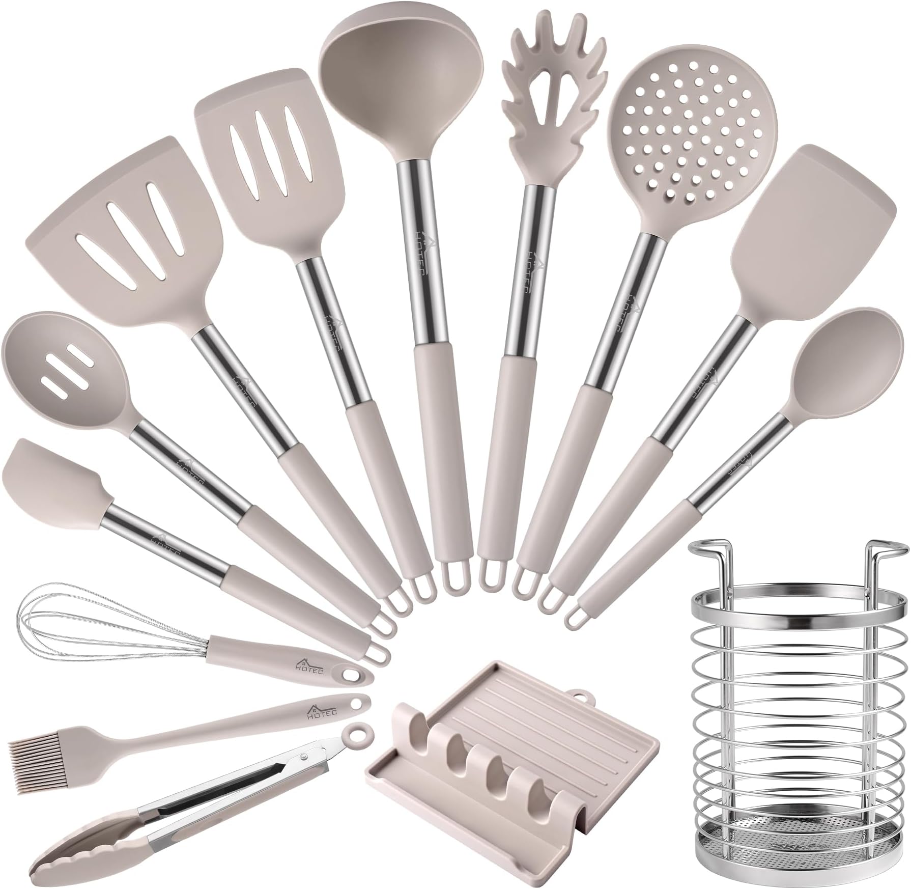 Amazon.com: Kitchen Utensils Set, Kyraton 38 Piece Silicone kitchen ...