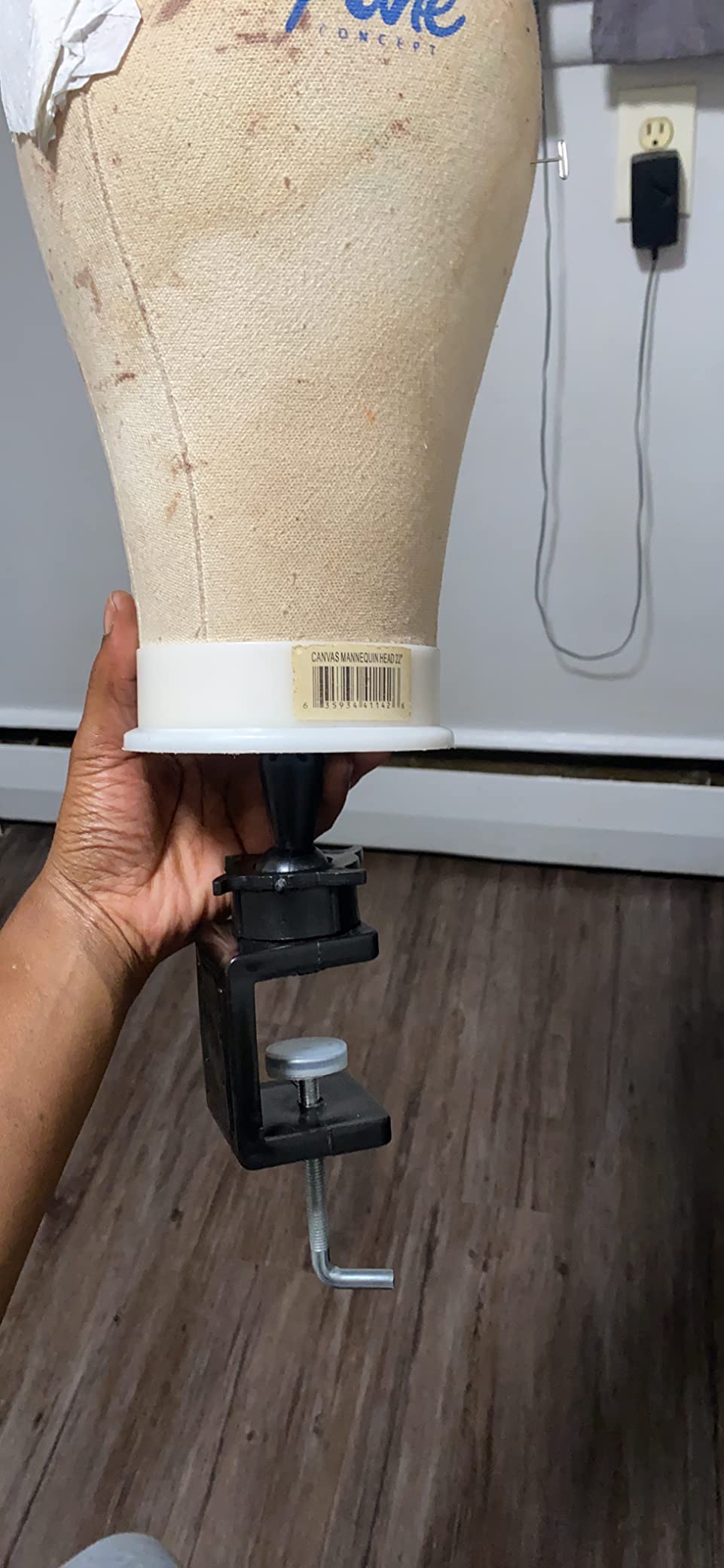 $1/mo - Finance Mannequin Head Stand Practice Head Holder Wig Head ...